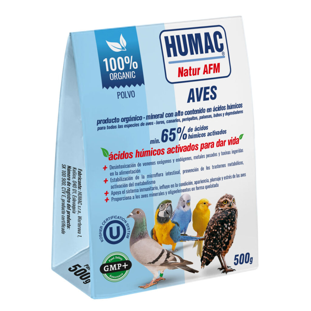 Suplemento natural para aves Humac 500gr - Humac